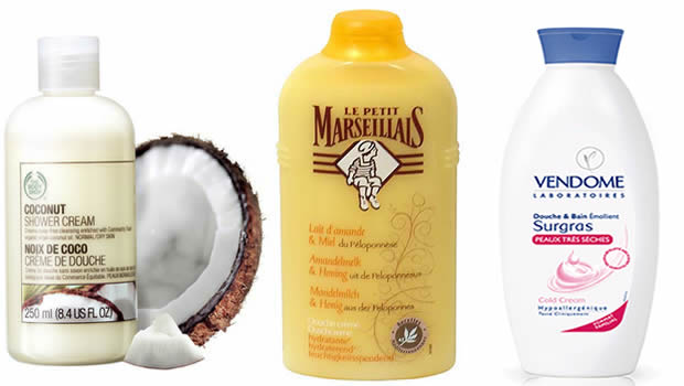 Sélection de gels douche hydratants