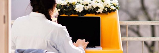 BalKonzept, le bureau mobile à fixer à son balcon