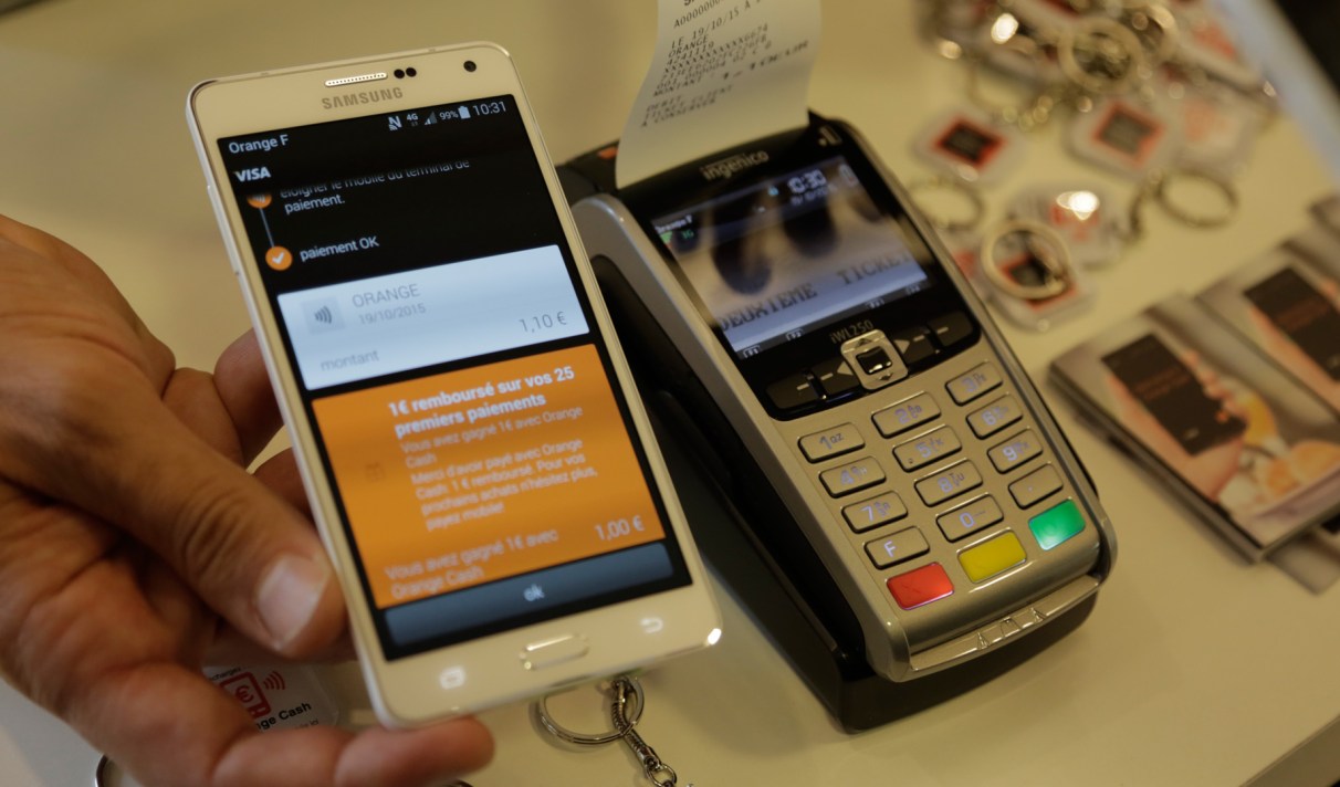 Orange Cash permet de payer en NFC partout en France